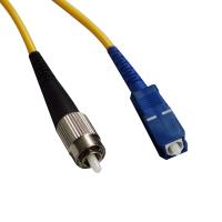 China SC UPC To FC UPC Optical Fiber Patch Cord Single Mode Simplex Diameter 3mm for sale