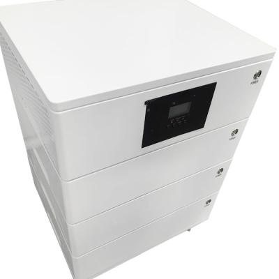 China Stacked LiFePo4 100Ah 200Ah 5KW 10KW 15KW Home Solar Battery Energy Storage for sale