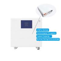 China Deep Cycle Solar Energy Storage Battery 51.2V 100Ah 200Ah 300Ah 400Ah 500Ah For Home for sale