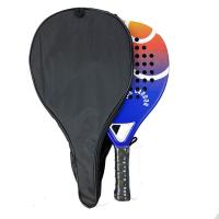 China Pelotas Beach Tennis Paddle Racquets De Padel Carbon Fiber Baddle Racket for sale