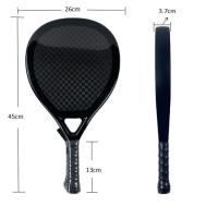 China Carbon Fiber Professional Beach Paddle Ball Fiberglass Design Your Own Padel Racket for sale