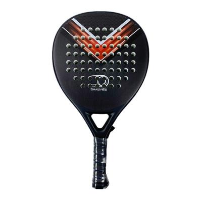 China Carbon Fiber Professional Beach Paddle Ball Fiberglass Design Your Own Padel Racket for sale