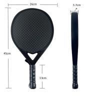 China Eva 22 Beach Tennis Paddles Racket Custom Diamond Shaped PU Grip for sale