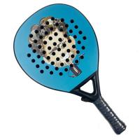 China Customized Logo Rocket Padel Rackets Fiberglass For Outdoor Sports for sale