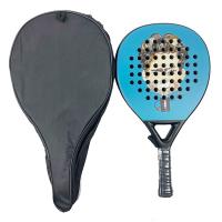 China Customized Logo Rocket Padel Rackets Fiberglass For Outdoor Sports for sale