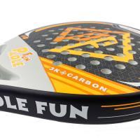 China Sports Toy Pelotas Racket Padel Carbon 3k 258mm Width for sale