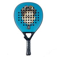China Drop Shot Beach Tennis Paddles Matte Eva 17 Carbon Padel Racket for sale