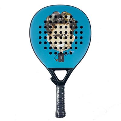China Drop Shot Beach Tennis Paddles Matte Eva 17 Carbon Padel Racket for sale