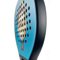 China Custom Beach Paddle Ball Racket Oem Blue Padel Racket Professional for sale