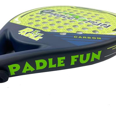 China Raquete Diamond Beach Tennis Paddles Carbon Fiber Custom Padel Racket for sale