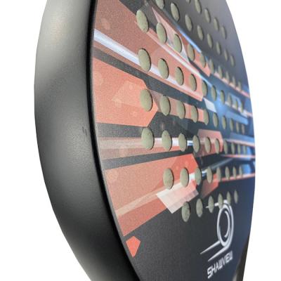 China Light Weight Beach Tennis Racket Carbon Texture Racquet Pelota De Padel for sale