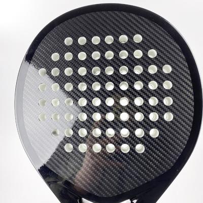 China PU 3k Drop Shot Beach Tennis Racket UV Printing Beach Ball Racket for sale