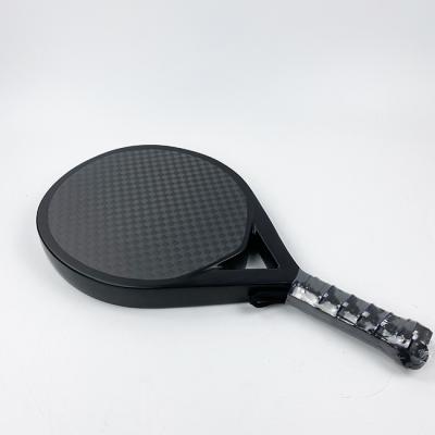 China Paleta Paddle Tennis Racket Carbon Handle 12k Paddle Board Racket for sale