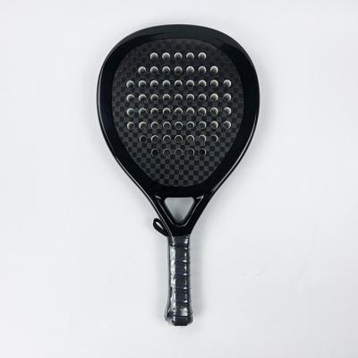 China 12k Beach Tennis Paddles UV Printing Soft Beach Ball Racket for sale