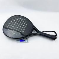 China Eva 15 Beach Tennis Paddle Racket 18k Carbon Texture Professional Padel Racket for sale