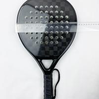 China Eva 15 Beach Tennis Paddle Racket 18k Carbon Texture Professional Padel Racket for sale