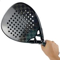 China Adults Beach Tennis Racquet Eva 17 UV Printing Paddle Tennis Raquet for sale
