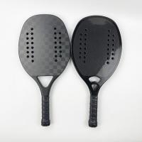 China Carbon Beach Paddle Rackets Paddle Tennis Texture Visible PU Grip for sale