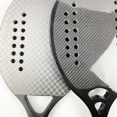 China 18k Eva Beach Tennis Racket Carbon Fiber Light Weight Beach Paddle Racket for sale