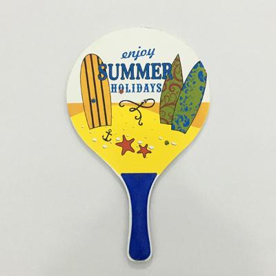 China MDF Beach Tennis Racket Multilayer Board 38x24cm Wooden Rackets Beach for sale