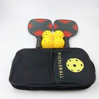 China Red PU Custom Pickleball Paddle Wood Pickleball Paddles Outdoors Indoor Sports for sale