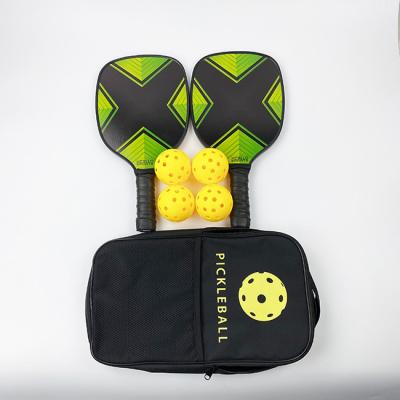 China PU Custom Pickleball Paddle Raquete De Beach Wooden Pickleball Racket for sale