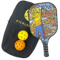 China Aramid Honeycomb Pickleball Racquet Hard EVA 3k Carbon Pickleball Paddle Set for sale