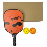China PU Pickle Ball Paddle PP Honeycomb Fiberglass Pickleball Paddle for sale