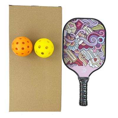 China Professional Pickleball Paddle Set UV Design Your Own Custom Pickleball Paddle for sale