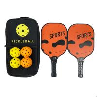 China Custom Pickleball Central Paddles Fiberglass PP Honeycomb Pickleball Rackets for sale