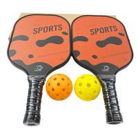 China Custom Pickleball Central Paddles Fiberglass PP Honeycomb Pickleball Rackets for sale