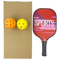 China Pickle Padel Set Pickelball Requet Edge Guard Carbon Fiber Paddle With Ball In Bag for sale