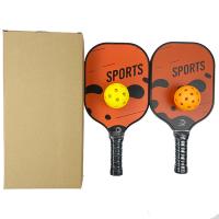 China Custom Pickleball Central Paddles Fiberglass PP Honeycomb Pickleball Rackets for sale