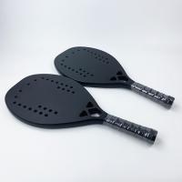 China Pala Pelota De Tennis Paddle Full Carbon Beach Padel Tennis Racket for sale