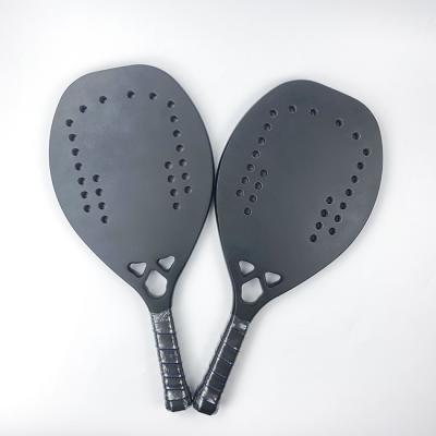 China Sports Beach Tennis Racket Carbon Fiber 12k Eva 22 Degree Customized Logo for sale