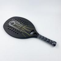 China Fiberglass Beach Paddle Ball Racket 12K Eva 13 Carbon Fiber Padel Racket for sale