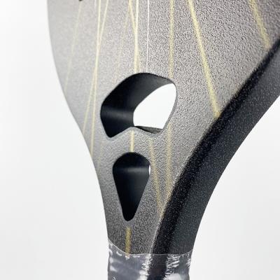 China Fiberglass Beach Paddle Ball Racket 12K Eva 13 Carbon Fiber Padel Racket for sale