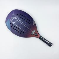 China Customized Logo Beach Tennis Bats Water Mark Fiberglass Padel Racket Carbon for sale