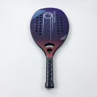 China Customized Logo Beach Tennis Bats Water Mark Fiberglass Padel Racket Carbon for sale