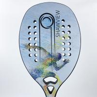 China Racchette Tennis Paddle Racket 18K Carbon Fiber Outdoor Paddle Tennis Bat for sale