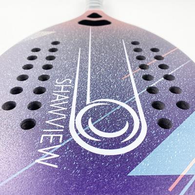 China UV Print Tennis Paddle 3k Carbon Fiber Composite Rackets Padel for sale