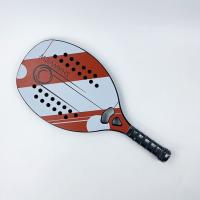 China Mid Balance Tennis Paddle 3k Carbon EVA 13 Beach Paddle Ball Racket for sale