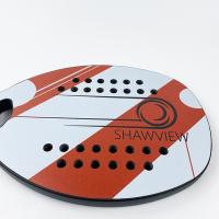 China Mid Balance Tennis Paddle 3k Carbon EVA 13 Beach Paddle Ball Racket for sale