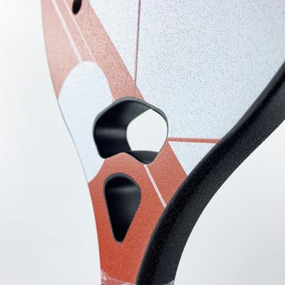 China Custom Tennis Paddle Racket Beach Mid Balance Carbon Fiber Padel Racket for sale