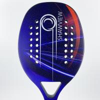 China 12K Carbon Racchetta Paddle Tennis Racquets EVA 17 Degree Beach Ball Racket for sale