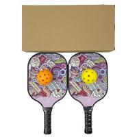 China Raqueta De Custom Pickleball Paddle Design 3k Carbon Graphite Pickleball Paddles for sale