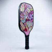 China Raqueta De Custom Pickleball Paddle Design 3k Carbon Graphite Pickleball Paddles for sale