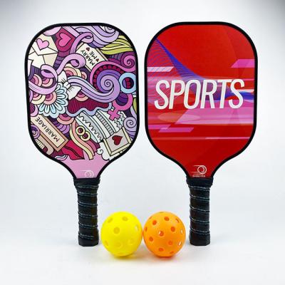 China Raqueta De Custom Pickleball Paddle Design 3k Carbon Graphite Pickleball Paddles for sale