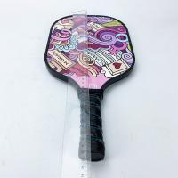 China Full Carbon PP Honeycomb Pickleball Paddles Pink Carbon Fiber Pickleball Paddle for sale