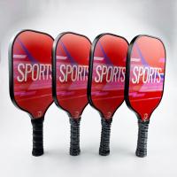 China Carbon Pickleball Racket Honeycomb Core UV Printing Paddle Pickleball for sale